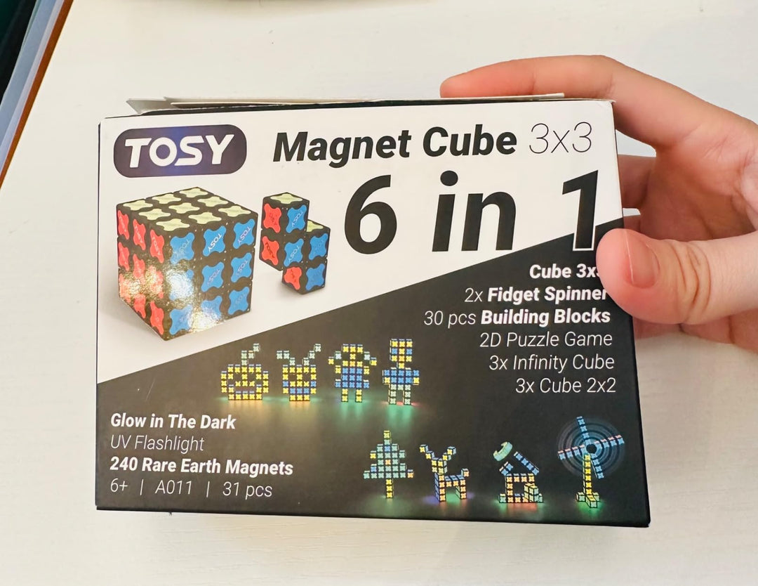 TOSY® Magnet Cube – Magnetic Puzzle Toy for Kids & Adults