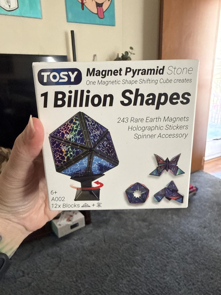 TOSY® Magnet Pyramid – Transforming Magnetic Building Toy